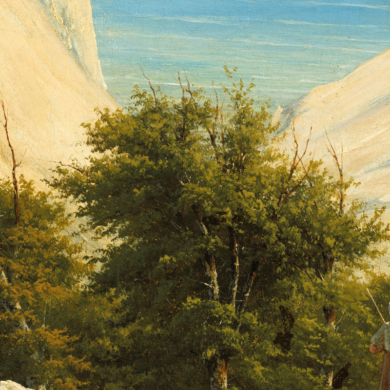 Georg Emil Libert - View of Sommerspiret, the Cliffs of Møn ...