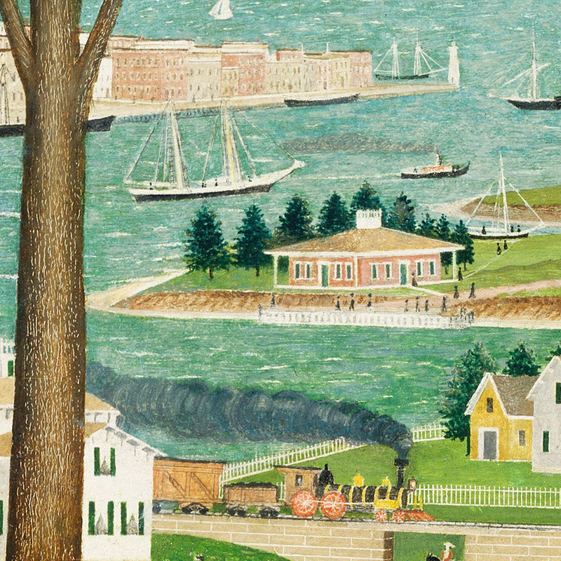 Jurgan Frederick Huge - Composite Harbor Scene with Castle – monalisaprints