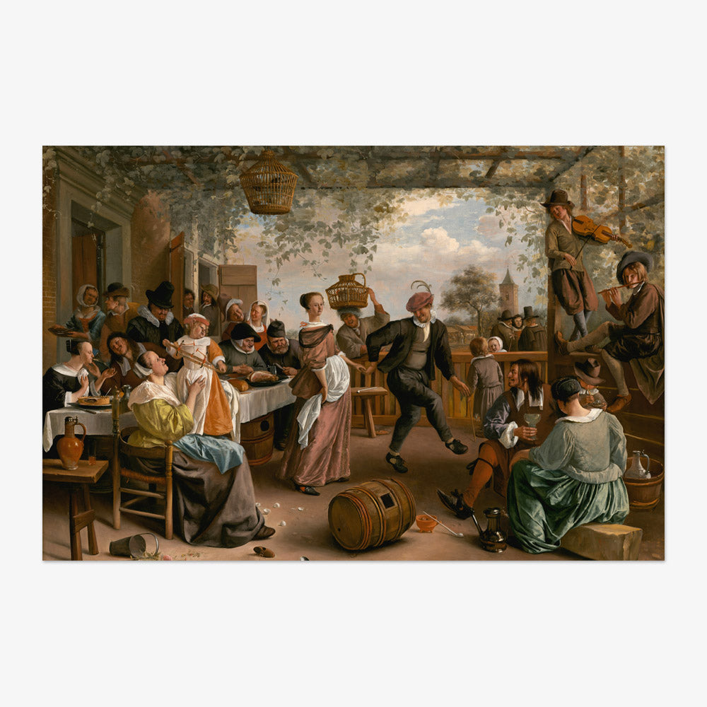 Jan Steen - The Dancing Couple – monalisaprints