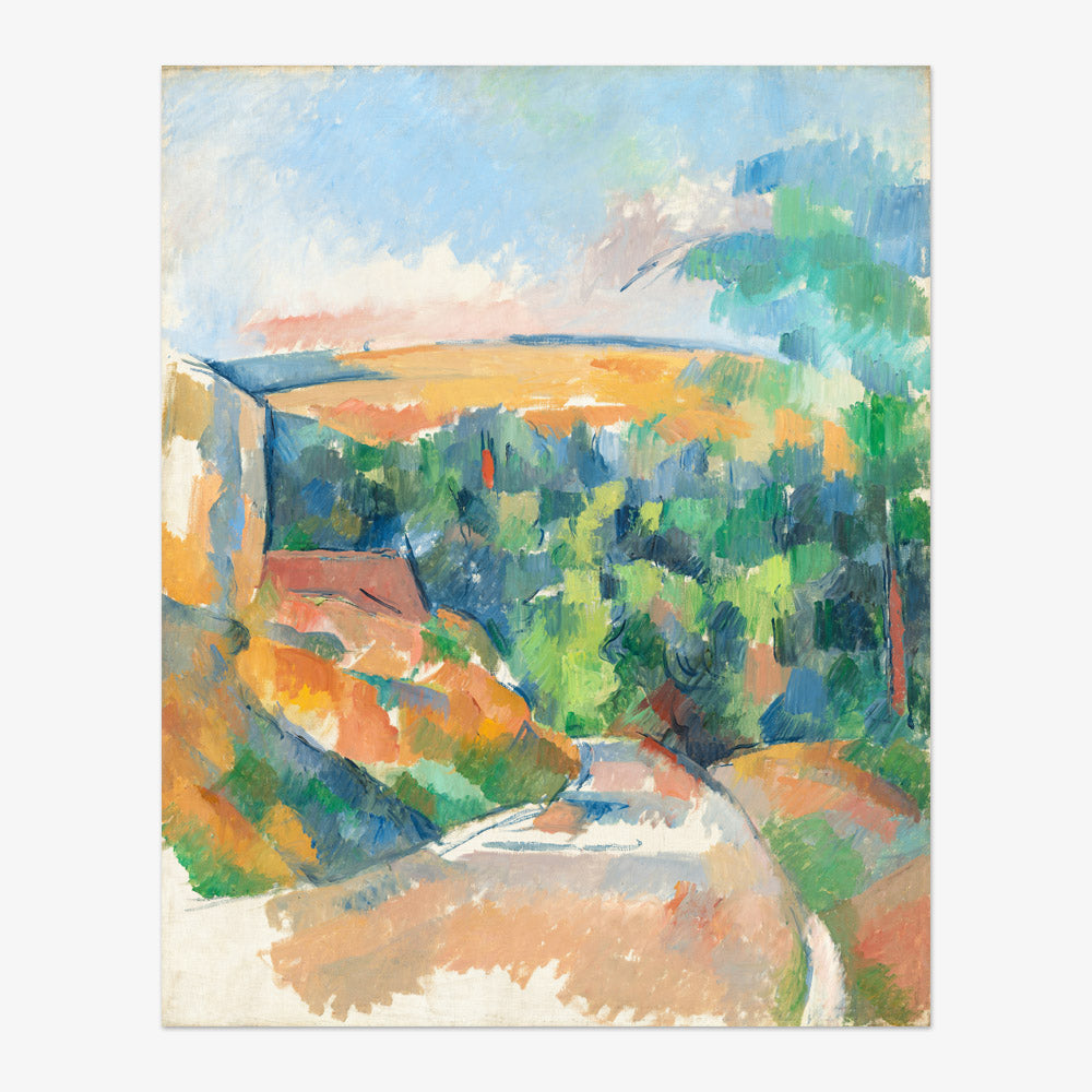 Paul Cézanne - The Bend in the Road – monalisaprints