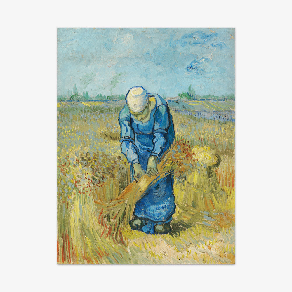 Peasant Woman Binding Sheaves (after Millet) – monalisaprints