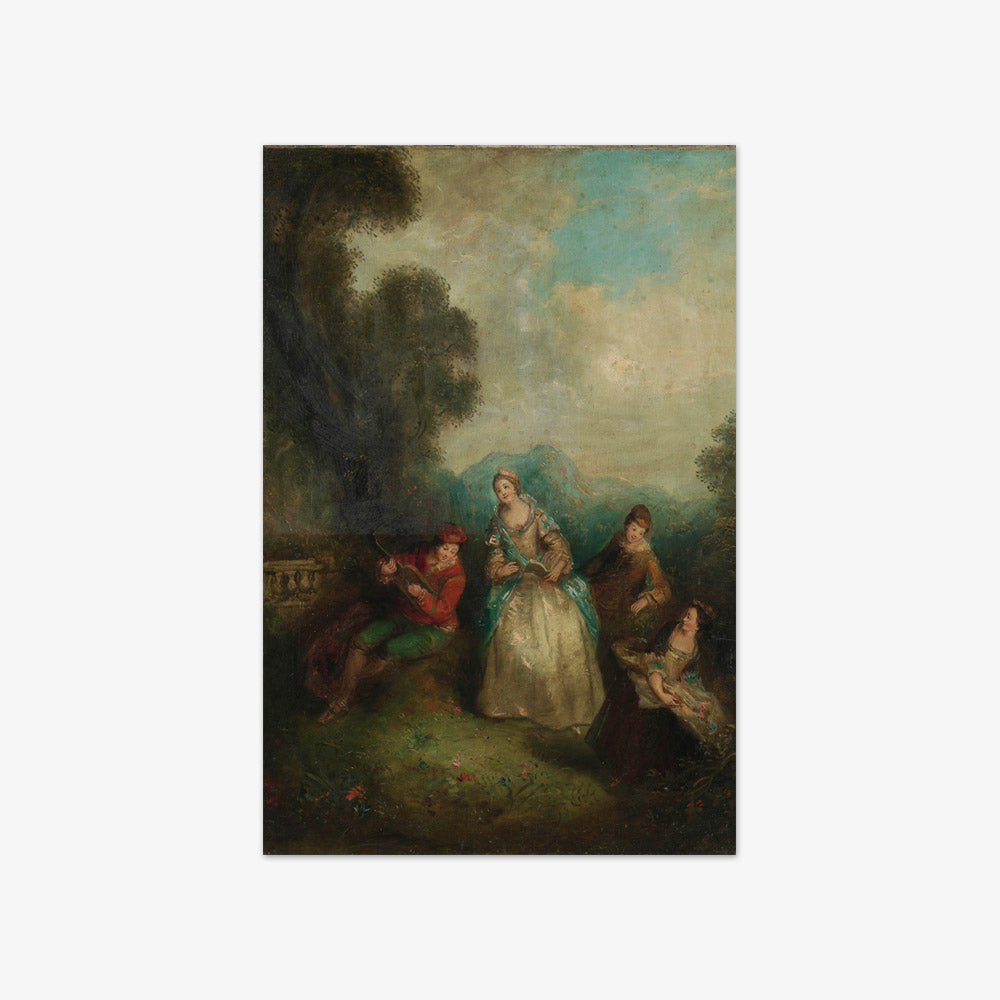 Jules Robert Auguste - Idyllic Scene – monalisaprints