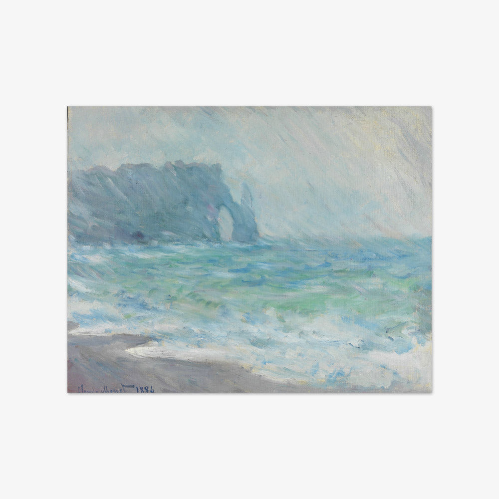 Claude Monet - Étretat in the Rain – monalisaprints