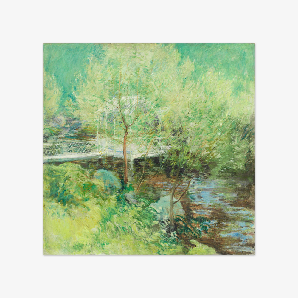 John Henry Twachtman - The White Bridge – monalisaprints