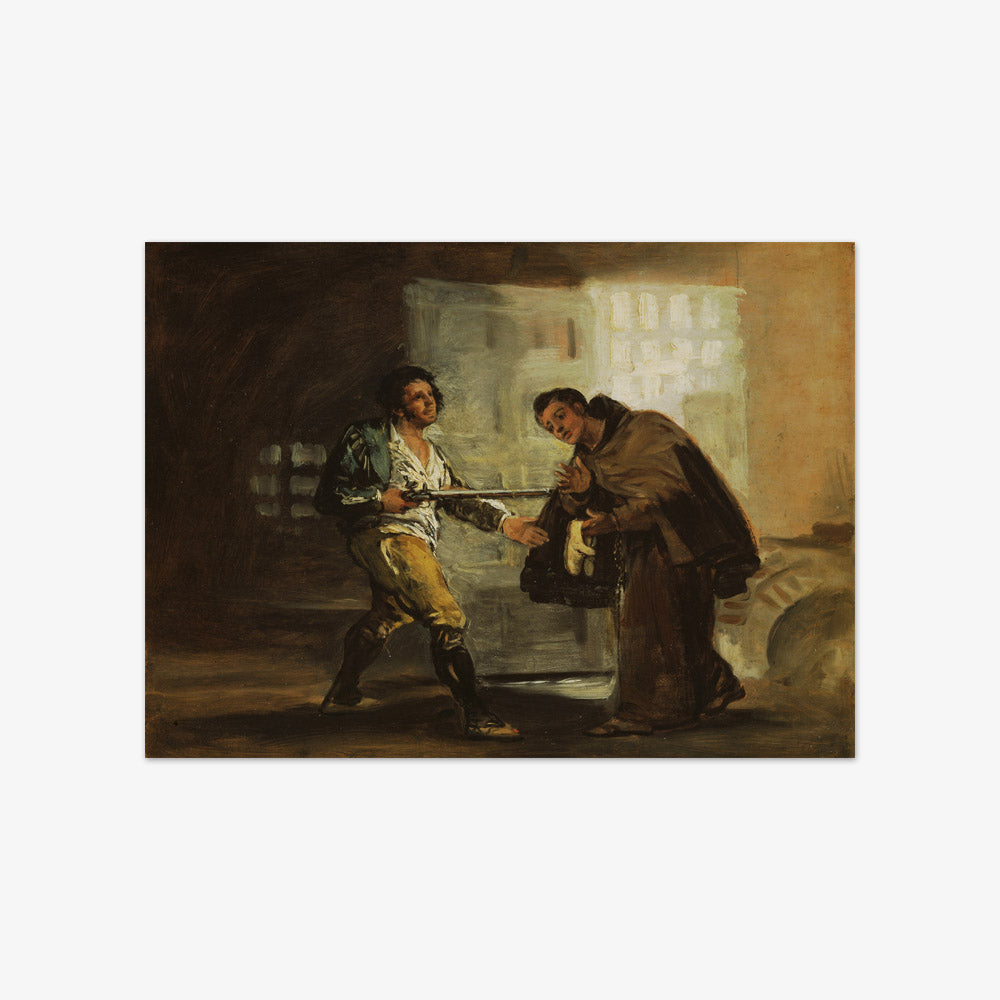 Francisco José de Goya y Lucientes - Friar Pedro Offers Shoes to El Ma ...