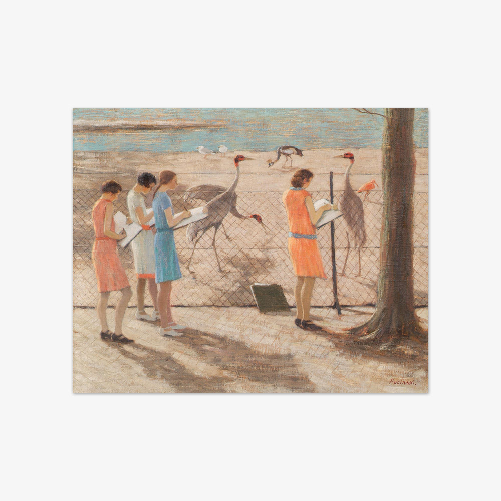 Viktor Pucinski - Drawing Girls – monalisaprints