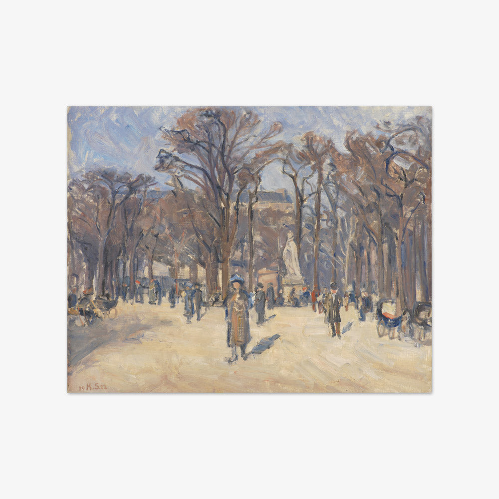 Karl Schou - March Day in Le Jardin du Luxembourg, Paris – monalisaprints